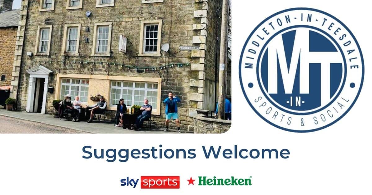 Help Improve Our Sports & Social Club